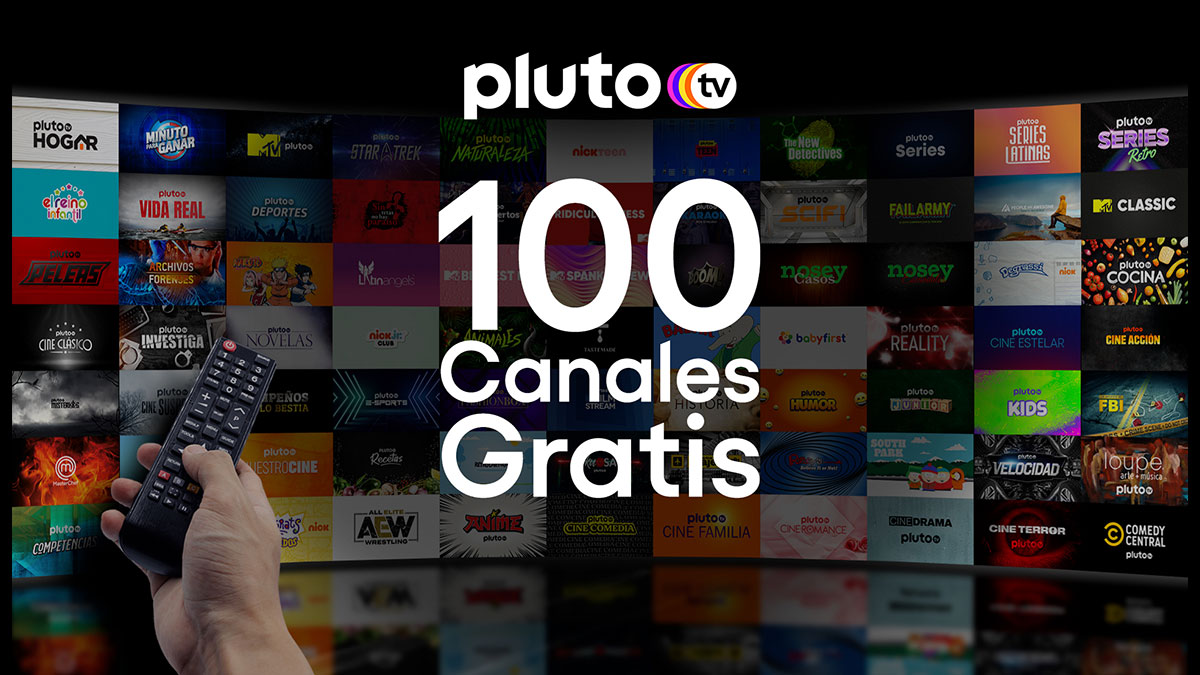 Pluto TV llega a los 100 canales en español - TVNotiBlog